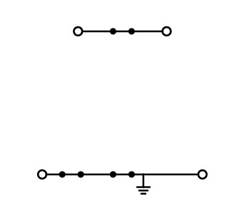 Double-deck terminal block;Ground conductor/through terminal block;same ...