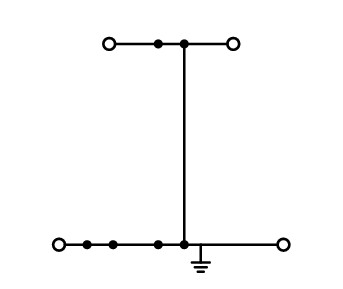 Double-deck terminal block;4-conductor ground terminal block;same ...